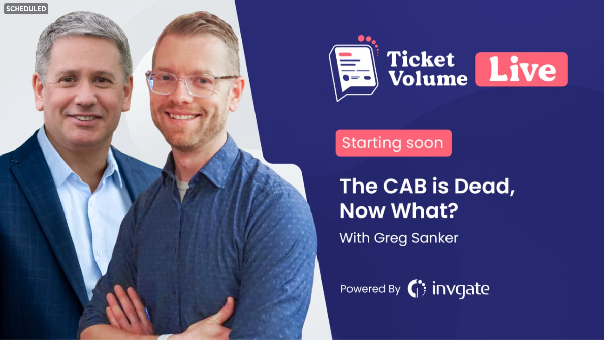 Ticket Volume LIVE: The CAB is dead, now what?