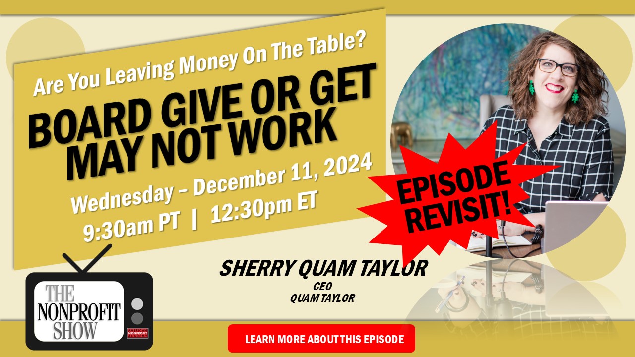 Board Give or Get Policies - Let's Revisit This!