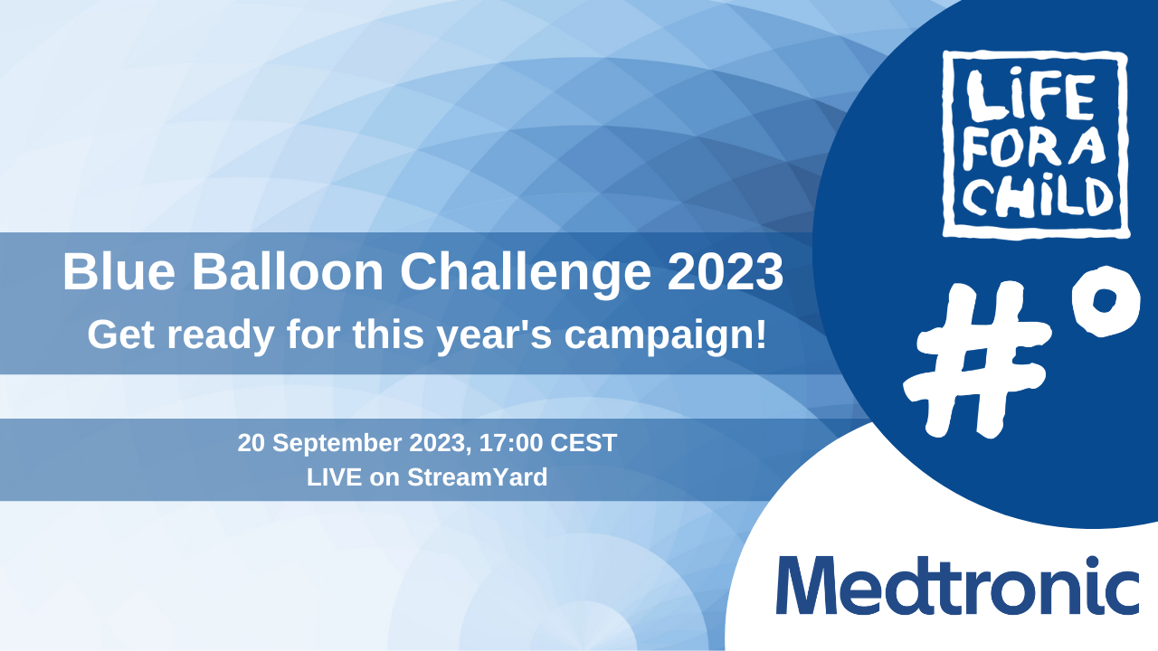 Blue Balloon Challenge 2023: get ready for this year's campaign!