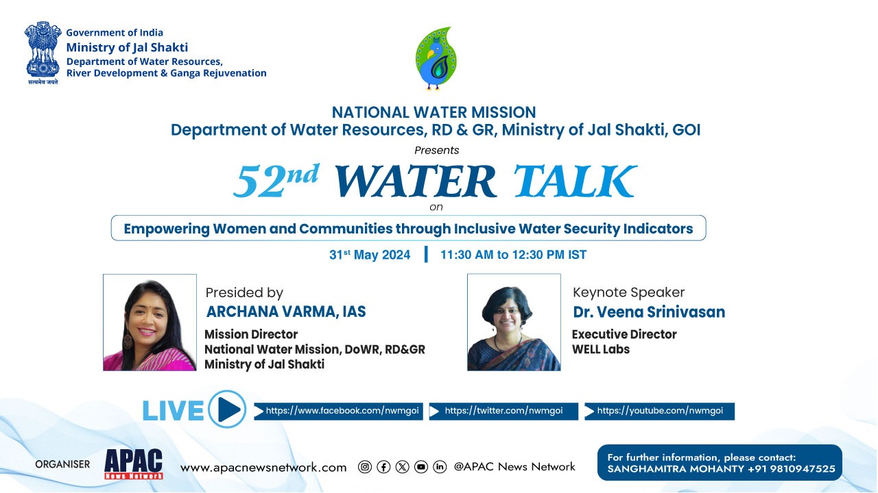 52nd Water Talk on Empowering Women & Communities through Inclusive ...