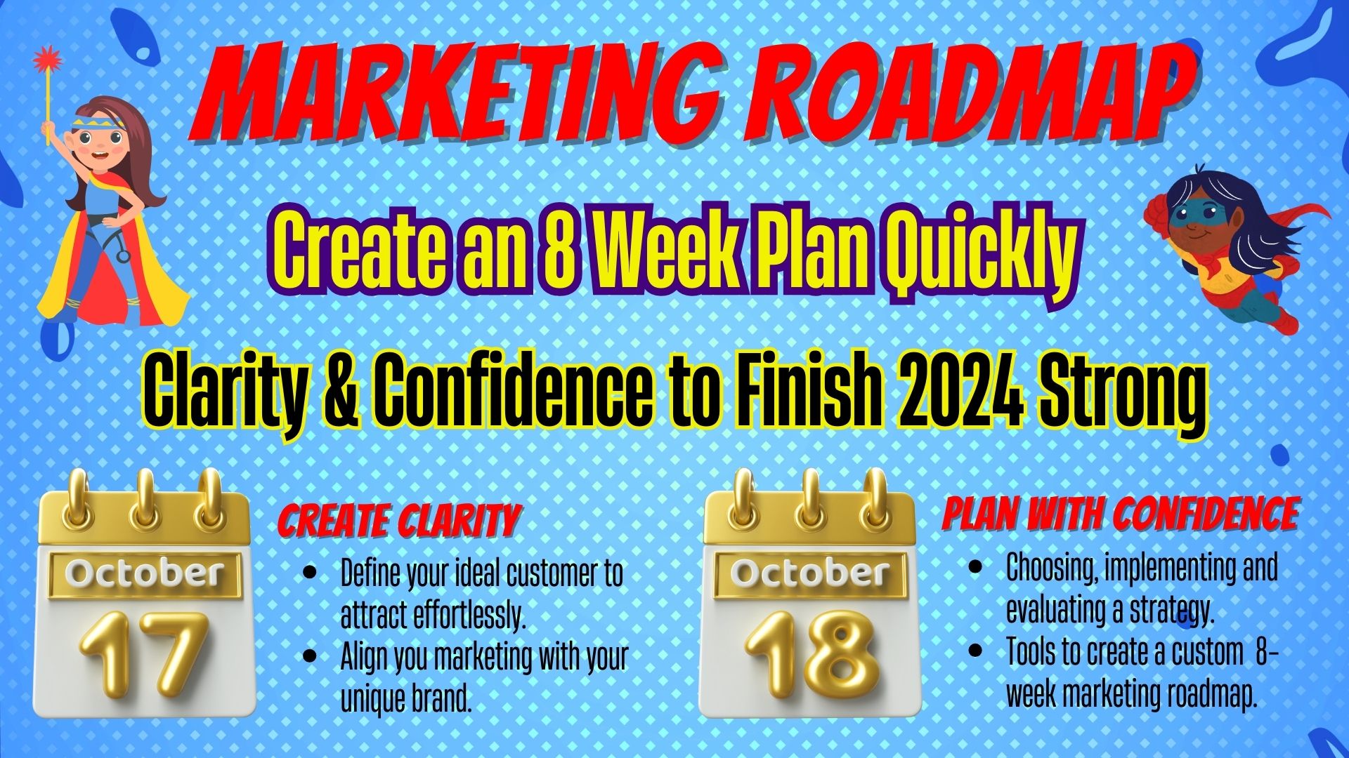 Plan With Confidence | OSG Marketing Roadmap: Create an 8 Week Plan ...