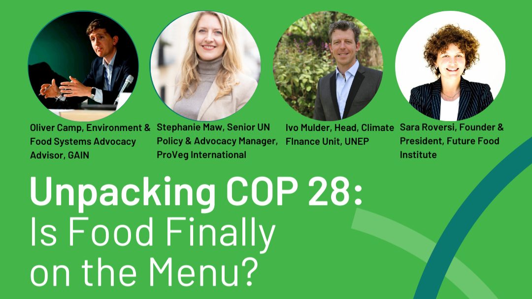 Unpacking Cop 28: Is Food Finally on the Menu?