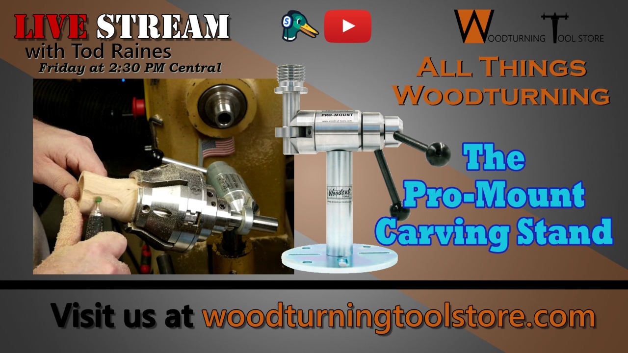 All Things Woodturning - Pro-Mount Carving Stand