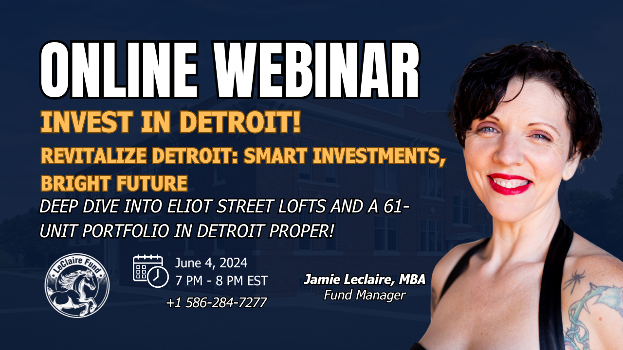 Invest in Detroit, Revitalize Detroit: Smart Investments, Bright Future!