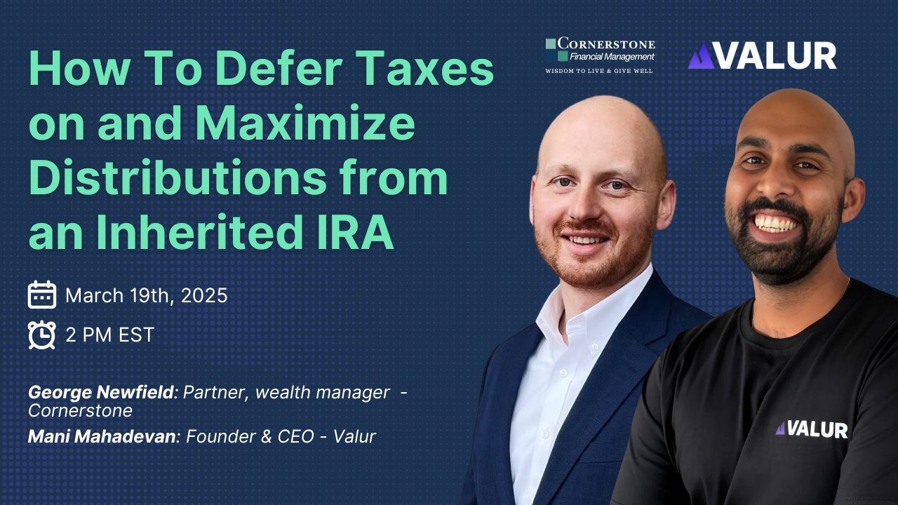 How To Defer Taxes on and Maximize Distributions from an Inherited IRA