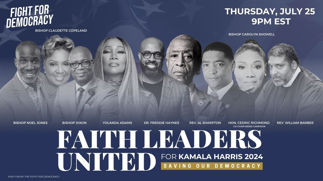 Faith Leaders United for Kamala Harris 2024: Saving Our Democracy