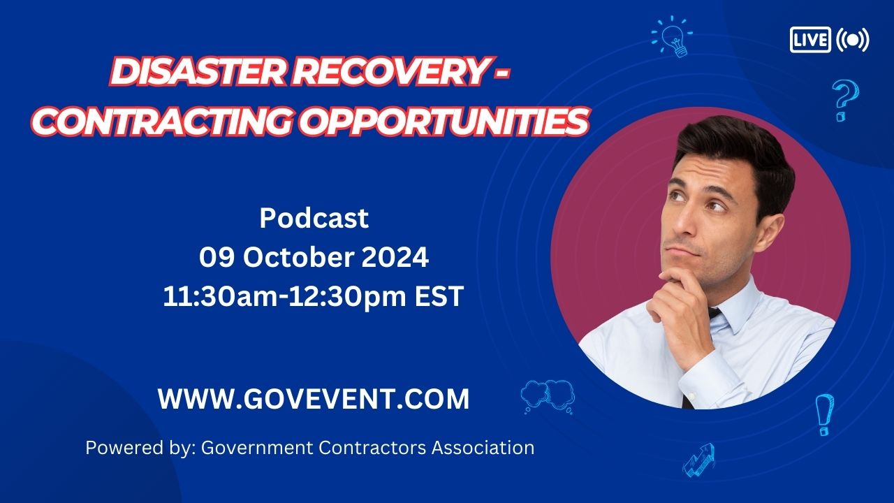 Disaster Recovery - Contracting Opportunities