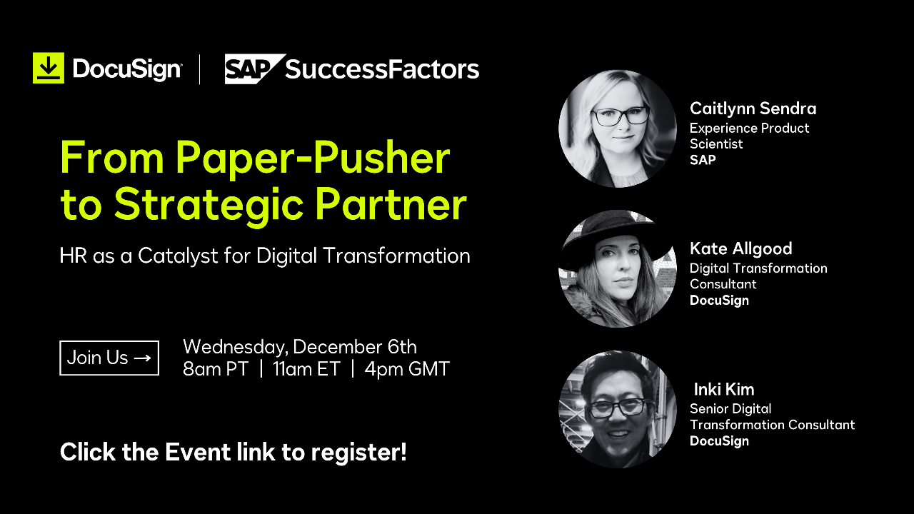 From Paper-Pusher to Strategic Partner: HR as a Catalyst for Digital ...