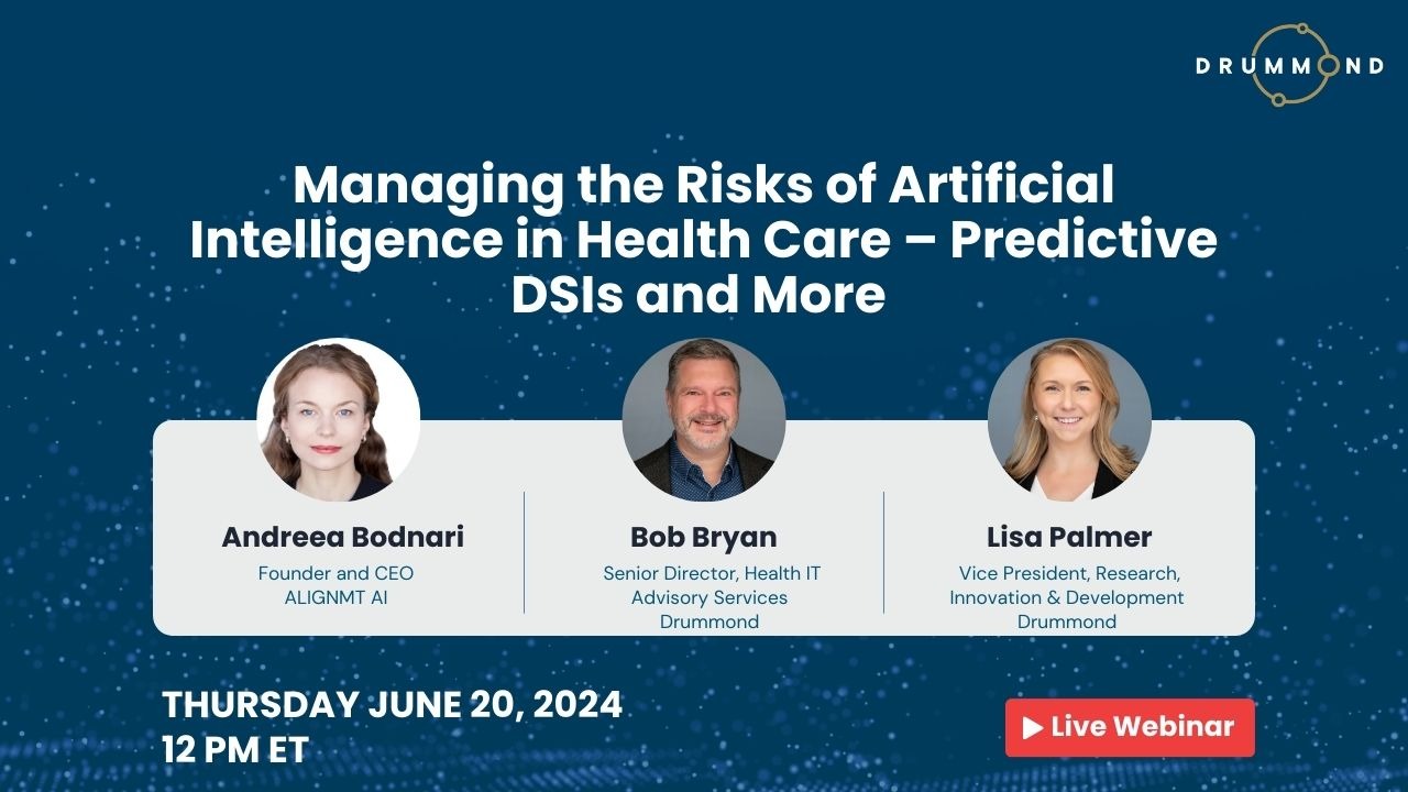 Managing the Risks of Artificial Intelligence in Health Care ...