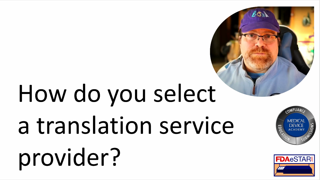 How do you select a translation service provider?