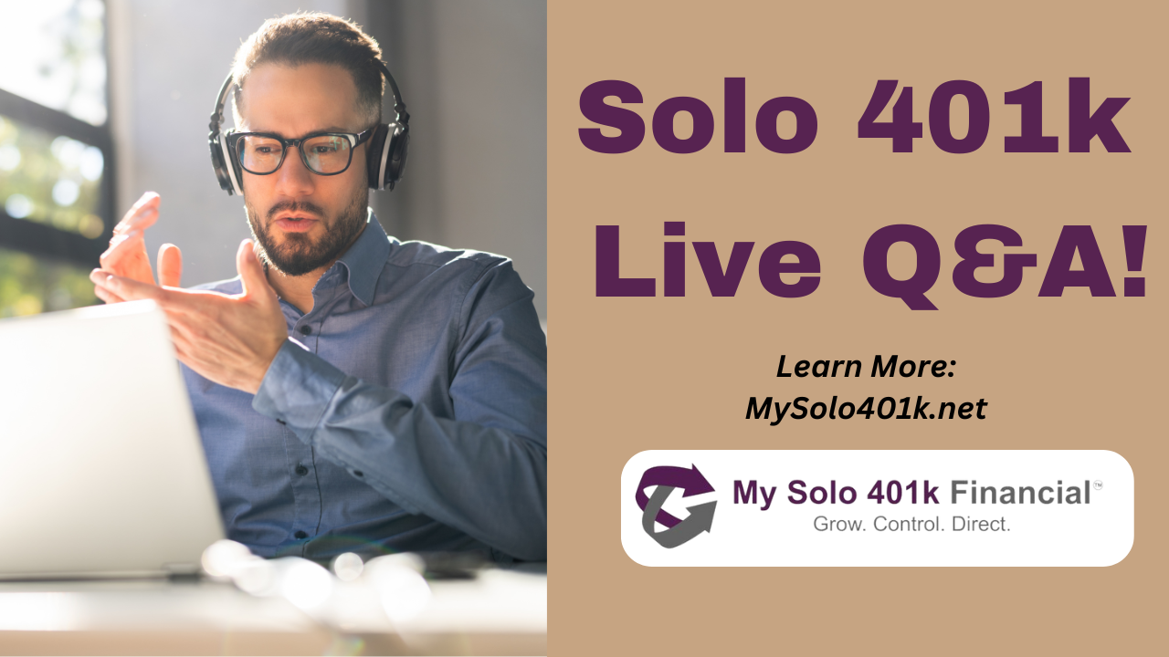 🤑Solo 401k Live Q&A | Expert Tips for Self-Employed Success 💰Crypto ...
