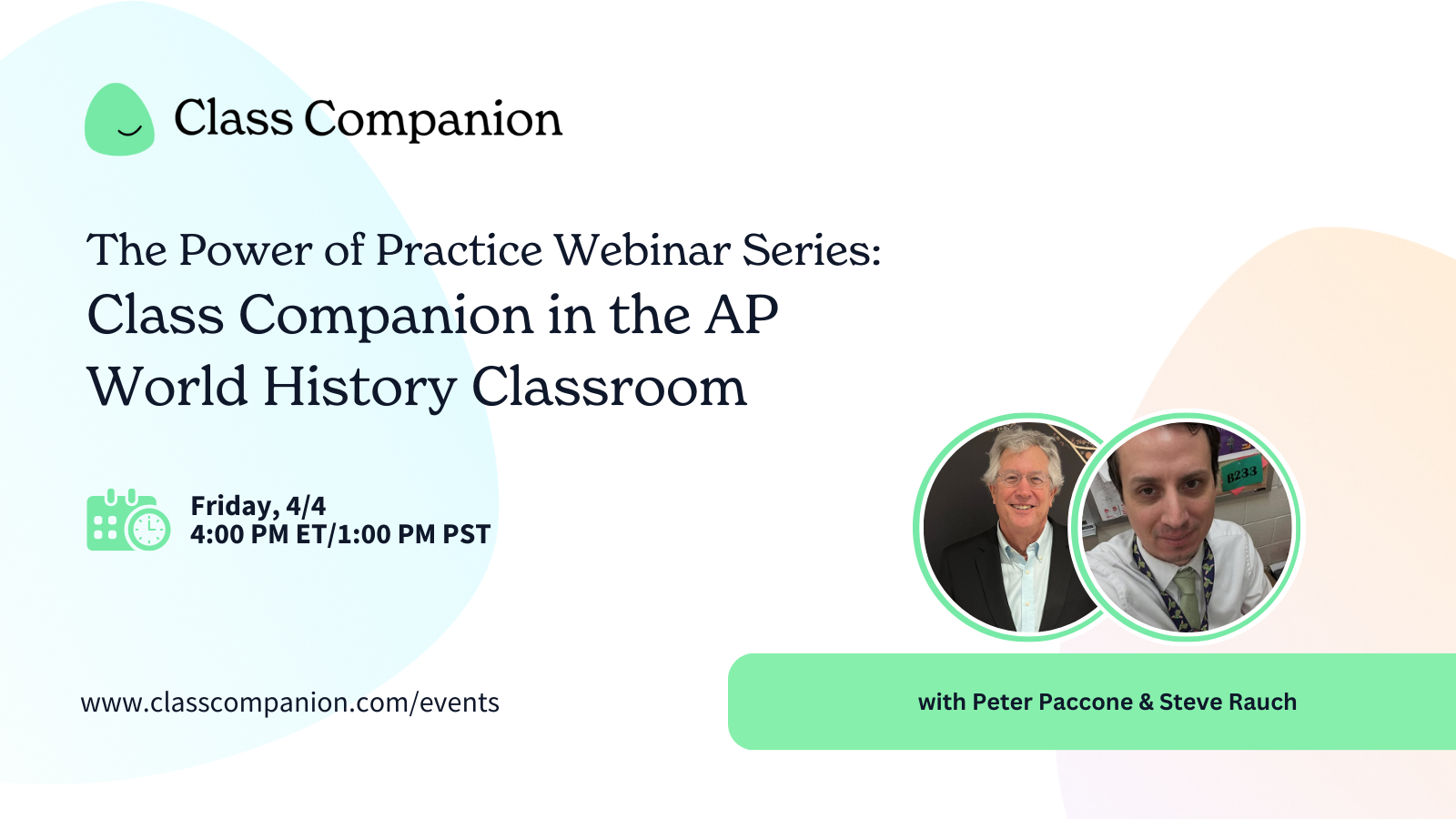 Class Companion in the AP World History Classroom with Steve Rauch