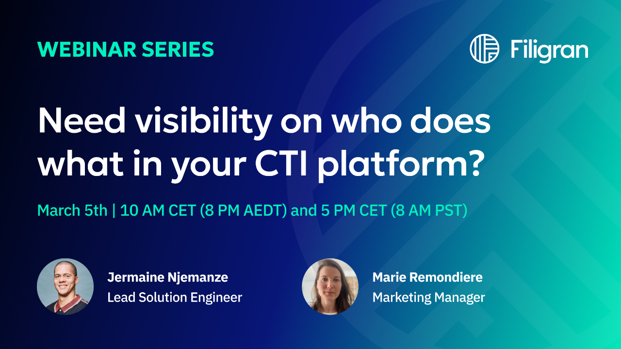 #2 - Need visibility on who does what in your CTI platform?