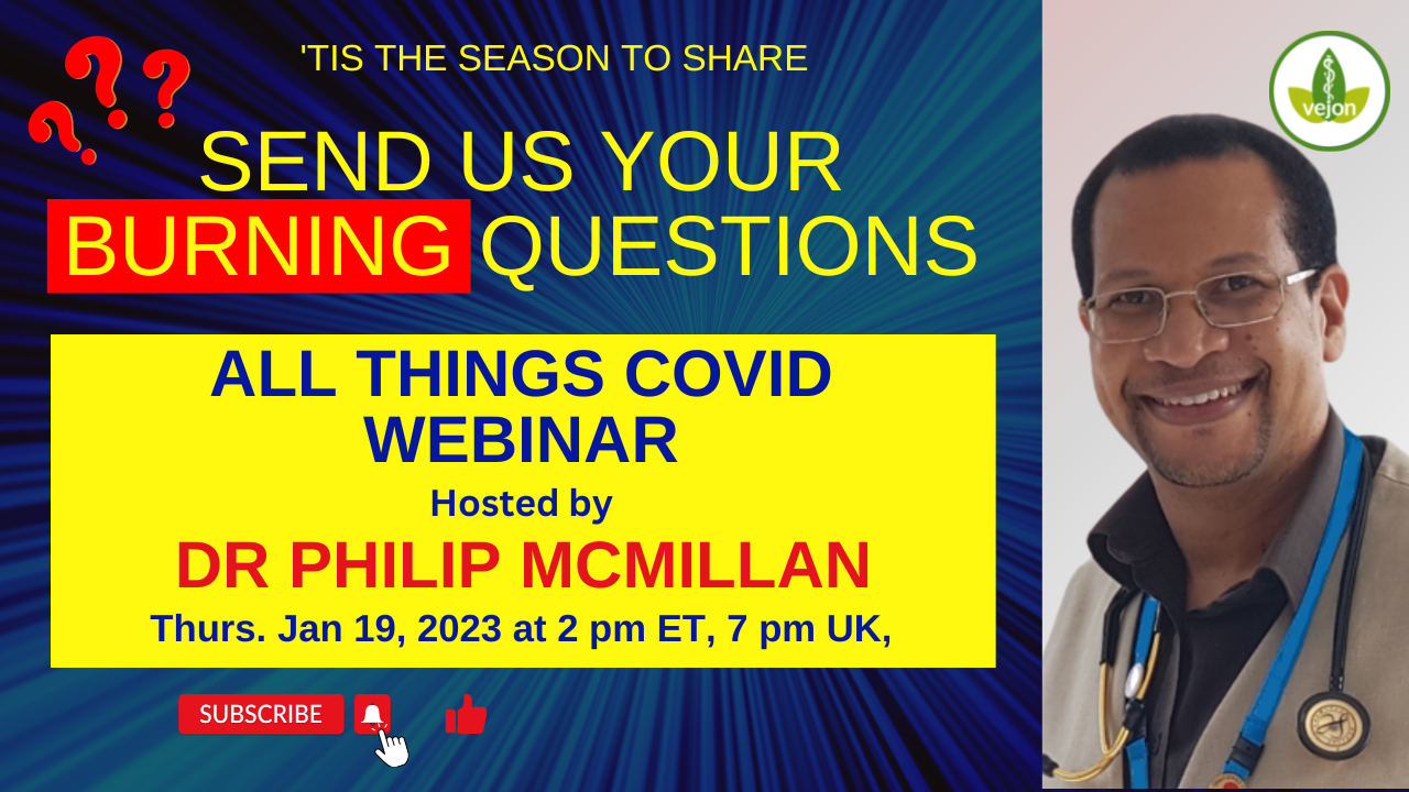 All Things COVID Webinar with Dr Philip McMillan