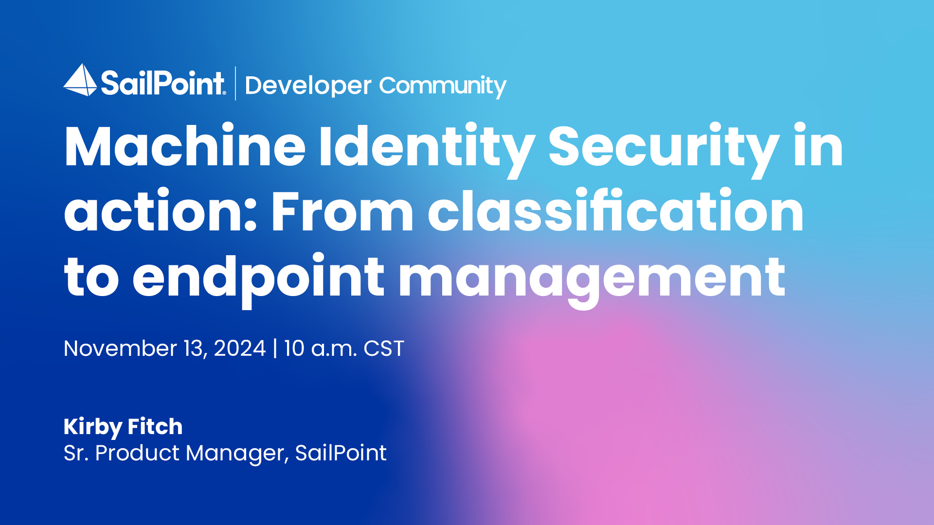 Machine Identity Security in action: From classification to endpoint ...