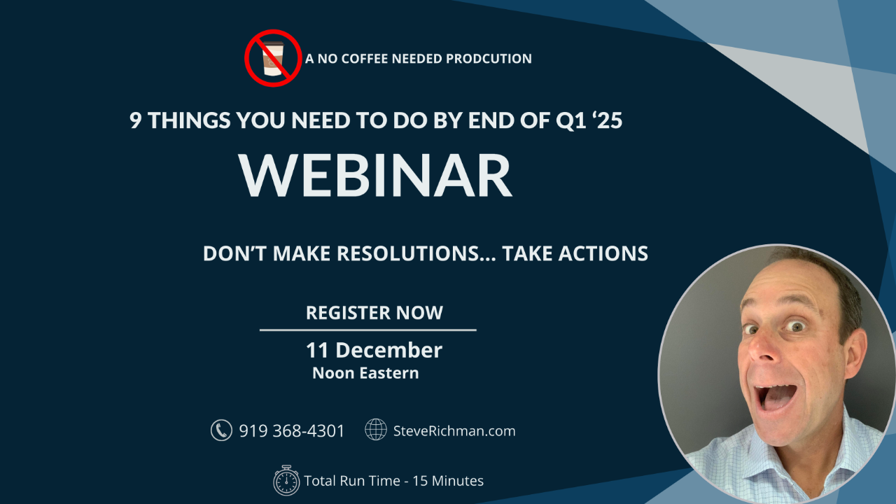 9 Things You Need To Do by End of Q1 ‘25