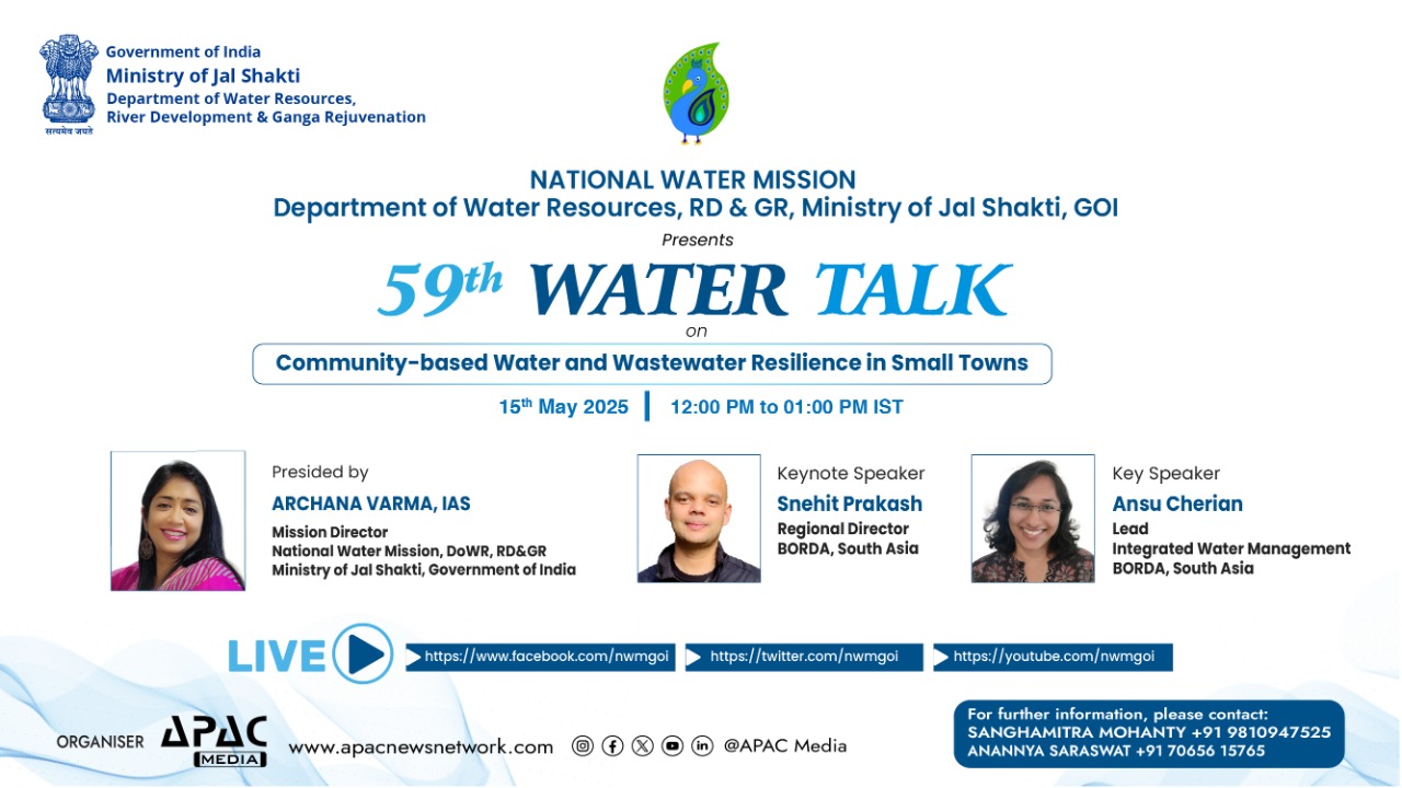 59th Water Talk on Community-based Water and Wastewater Resilience