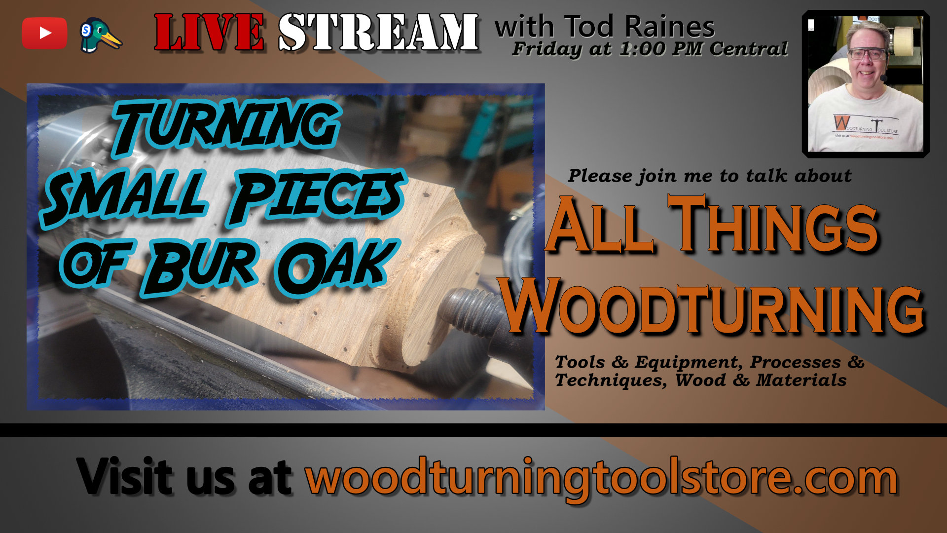 All Things Woodturning - Small Bur Oak turning