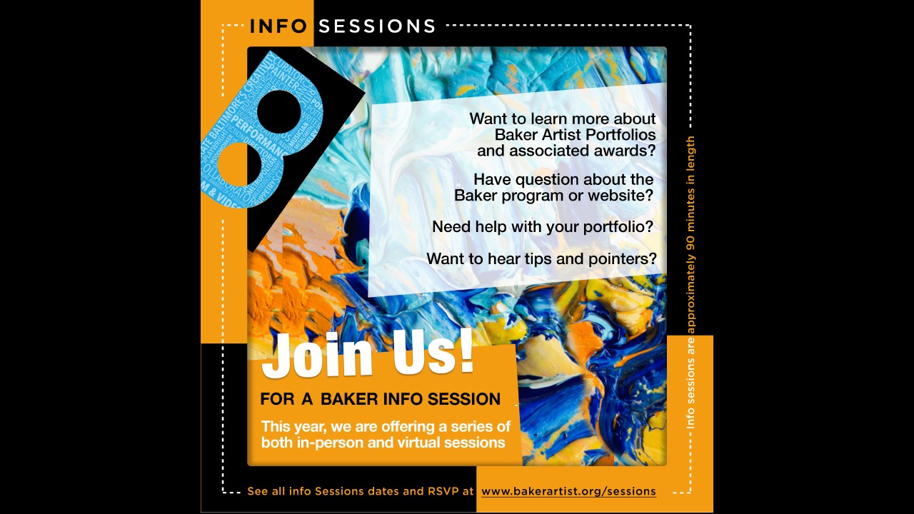 Baker Artist Portfolios Info Session - 12/16/23