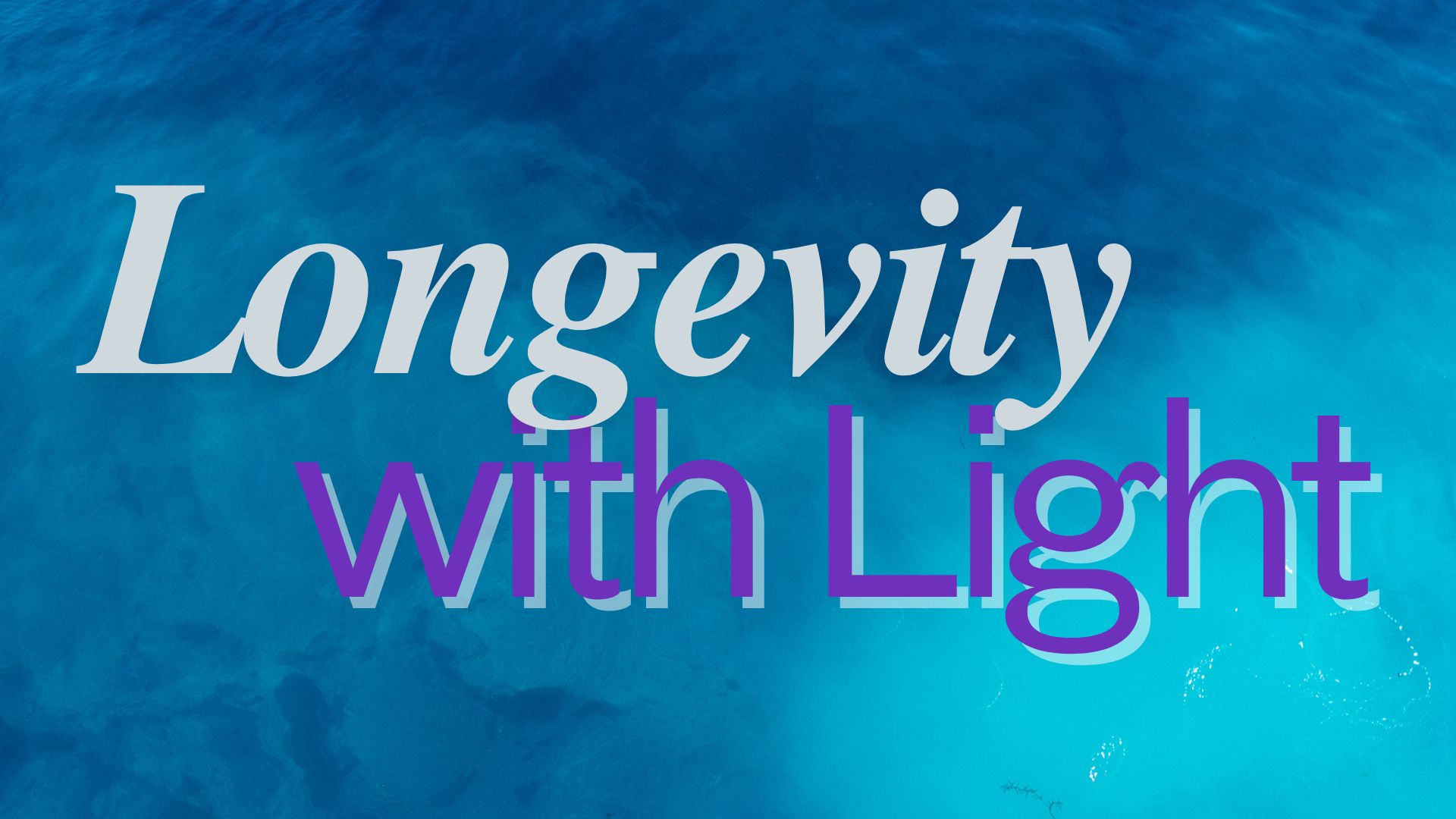 Longevity with Light Webinar: ICEWAVE Patch