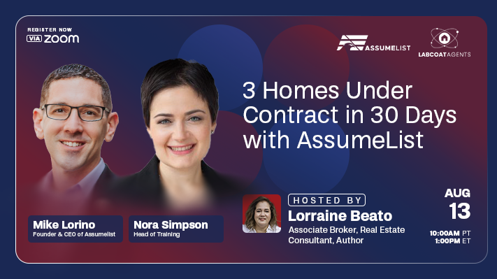 3 Homes Under Contract in 30 Days with AssumeList