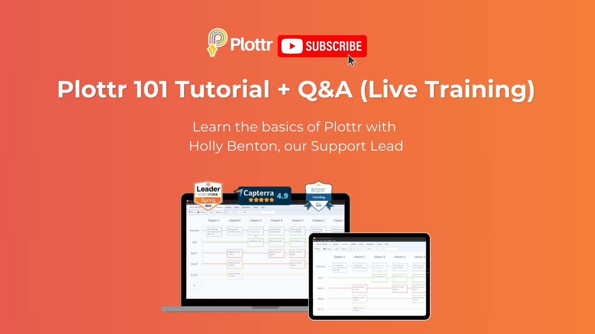 Plottr 101 Tutorial + Q&A (Live Training)