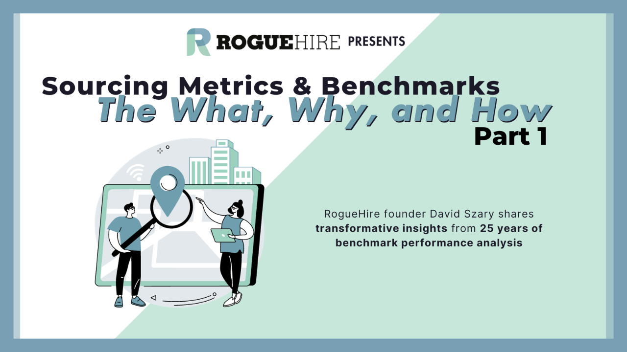 Sourcing Metrics & Benchmarks – The What, Why and How, Part 1
