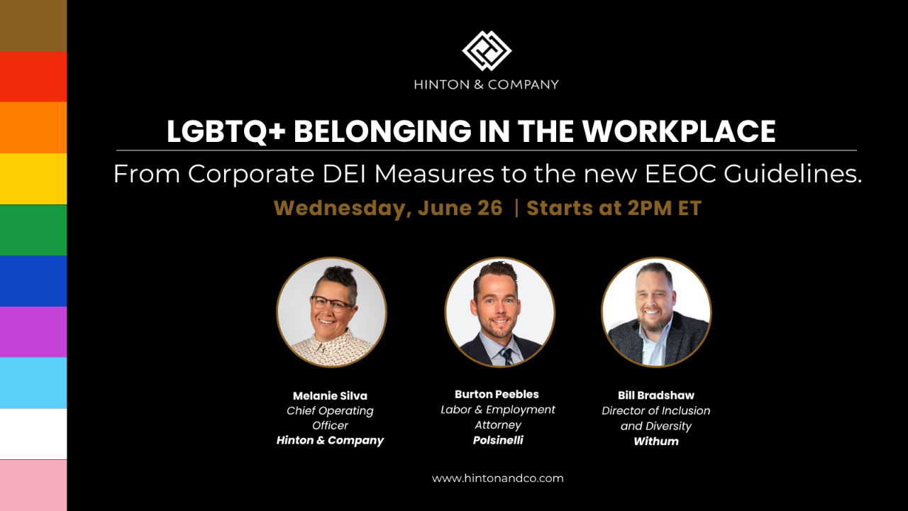 LGBTQ+ Belonging in the Workplace: From Corporate DEI Measures to the ...