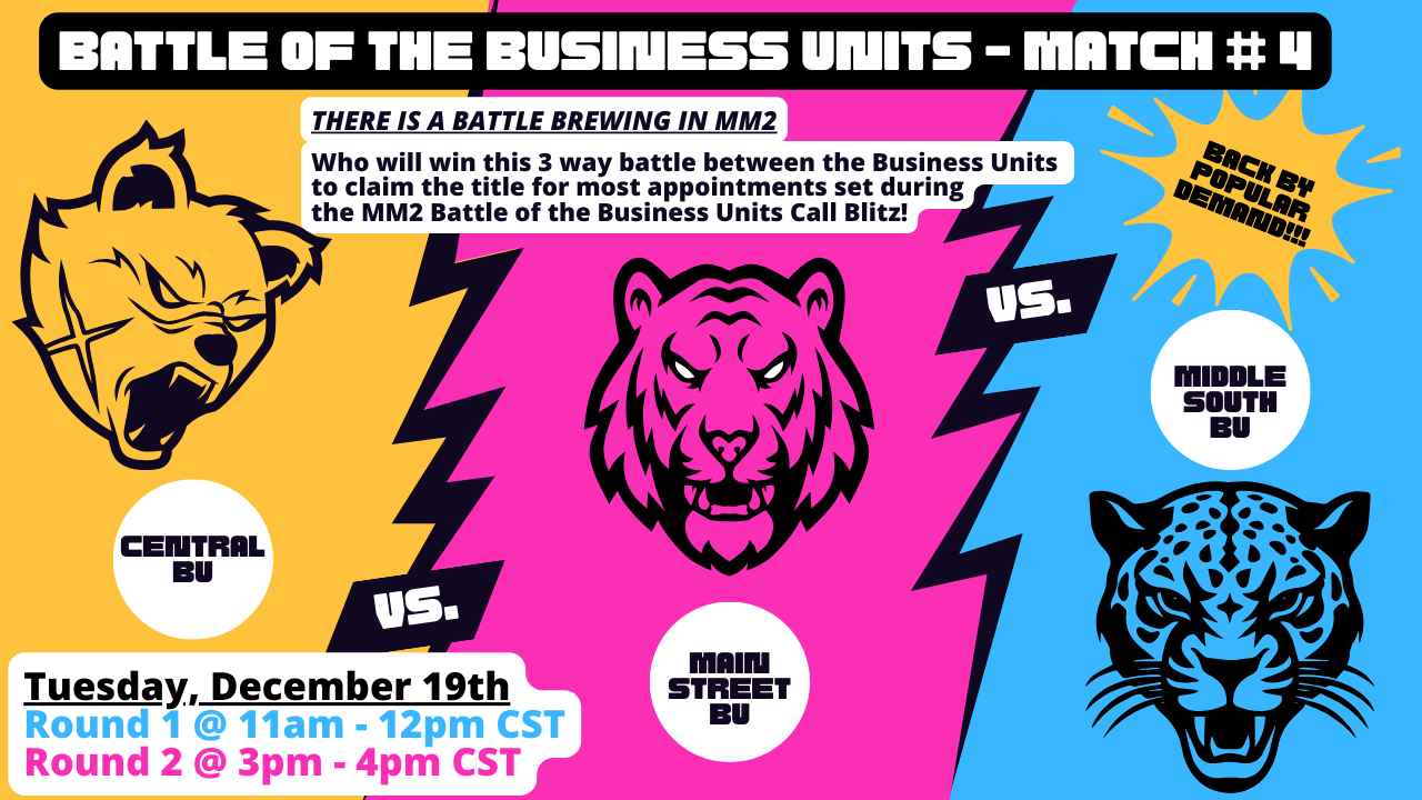 MM2 Battle of the Business Units! Match 4 _ Round #2