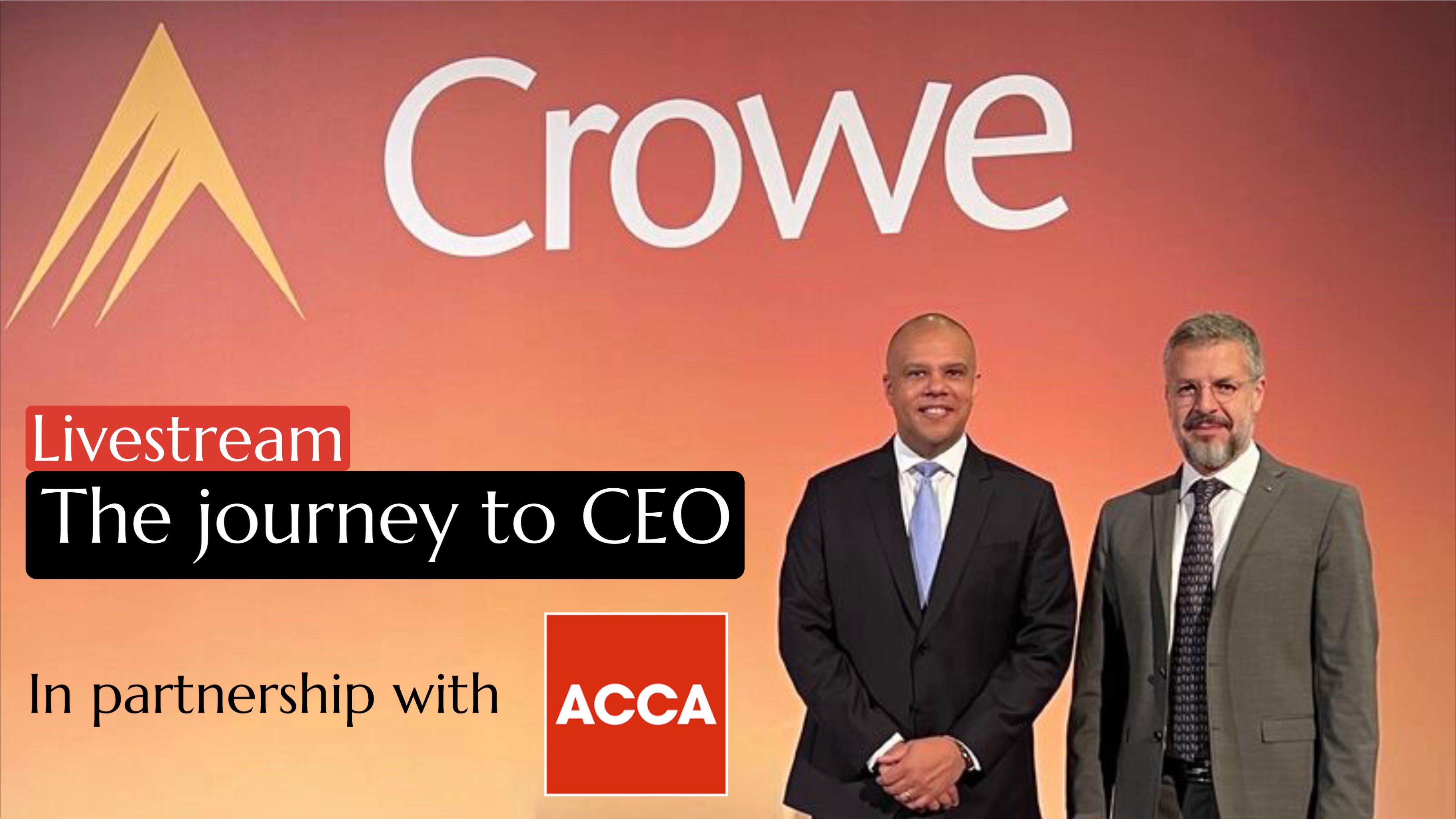 The Journey to CEO - Livestream