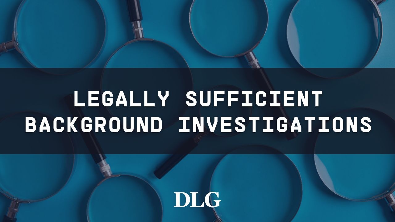 Background Investigations - Day #1