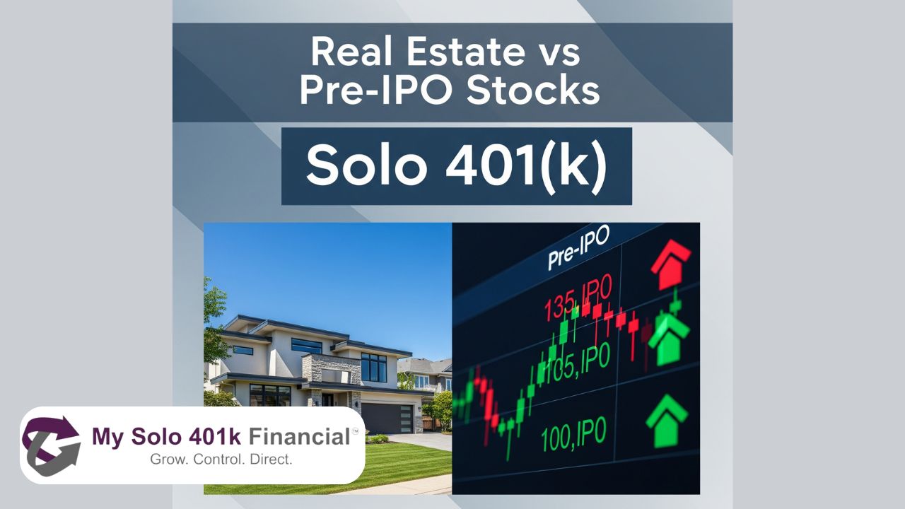 Real Estate vs Pre-IPO Stocks in Your Solo 401(k): Alternative Investment Showdown