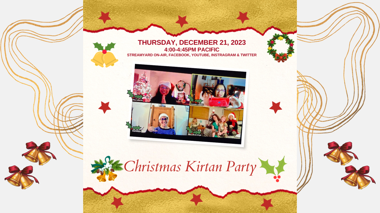 Christmas Kirtan Party By Spirit Soul And Friends - Group Kirtan