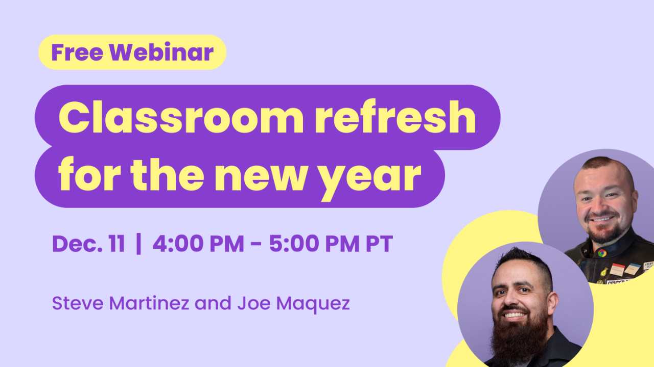 Classroom Refresh for the New Year