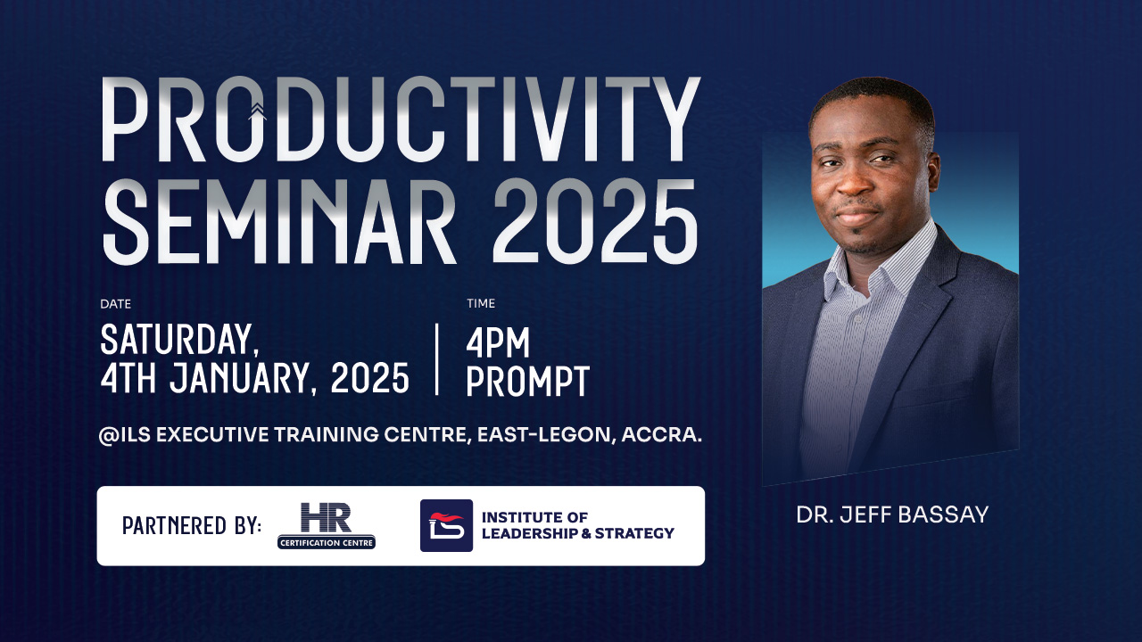 Productivity Seminar 2025 with Dr. Jeff Bassay