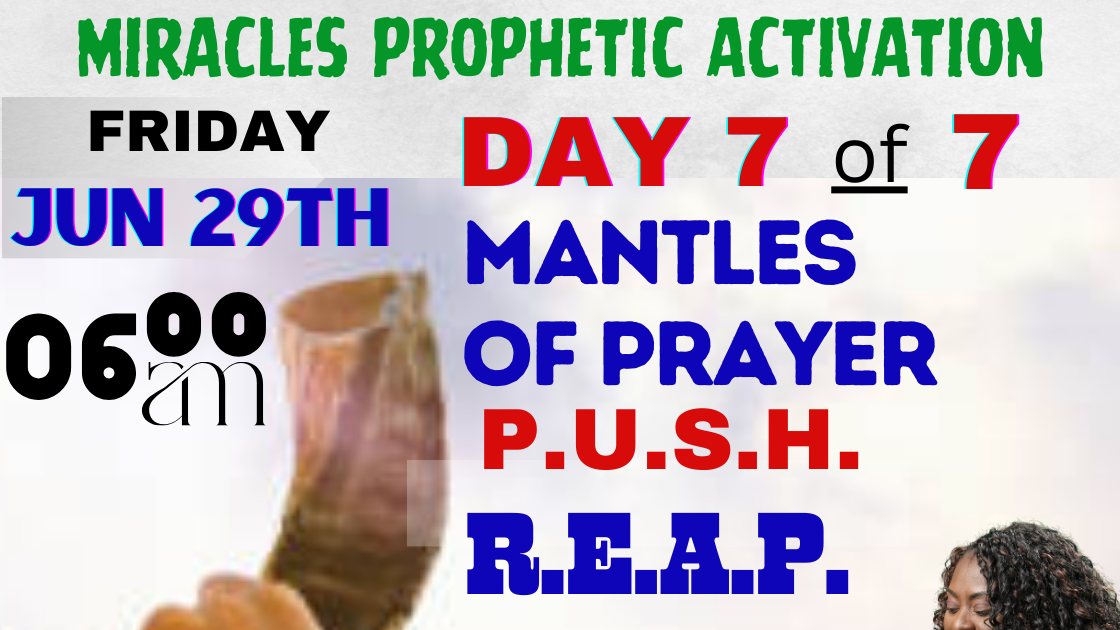 R.E.A.P. “MIRACLES” NOW - Prophetic Activation
