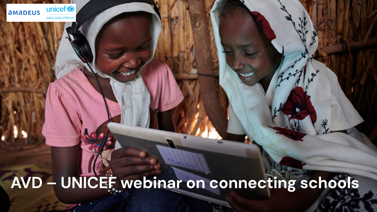 AVD – UNICEF webinar on connecting schools: GIGA Initiative