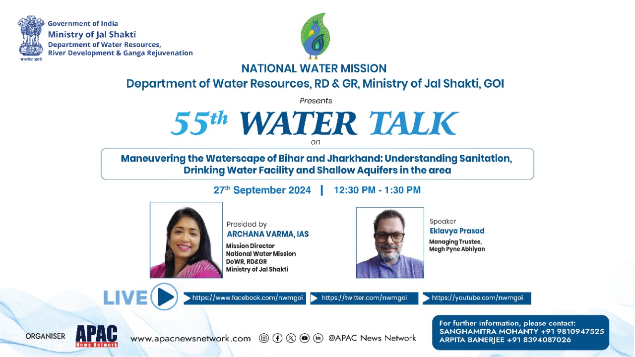 55th Water Talk on Maneuvering the Waterscape of Bihar and Jharkhand ...
