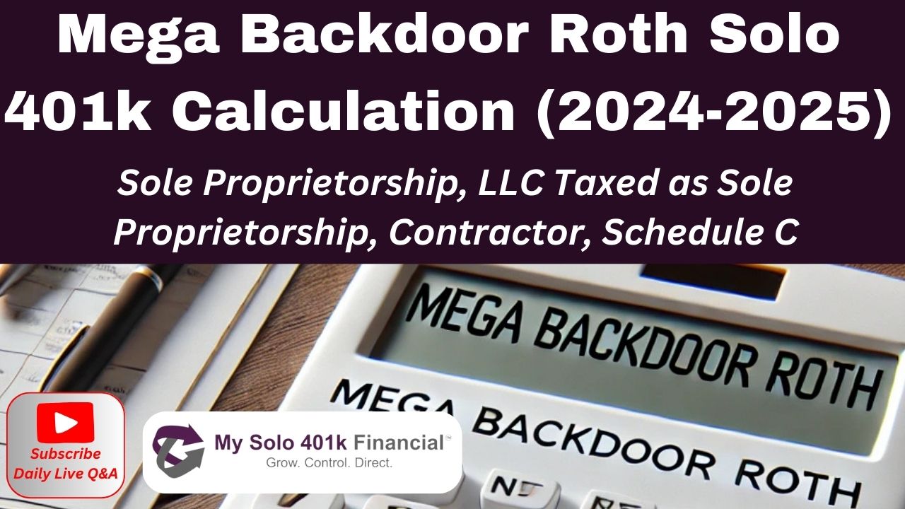 📱Live Calculation of Voluntary After-Tax Contribution to Self-Directed ...