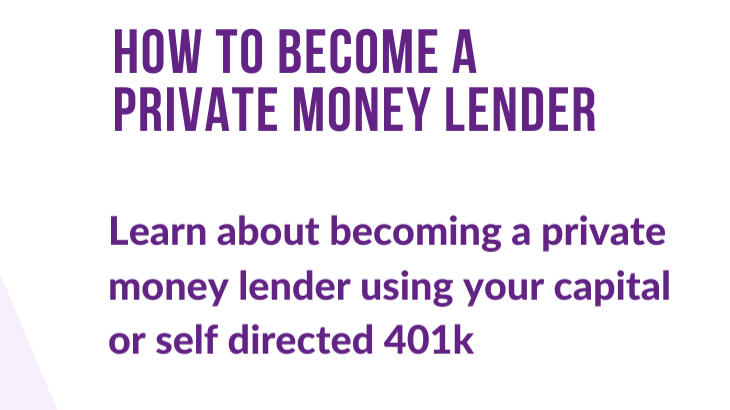 Learn to be a private money lender
