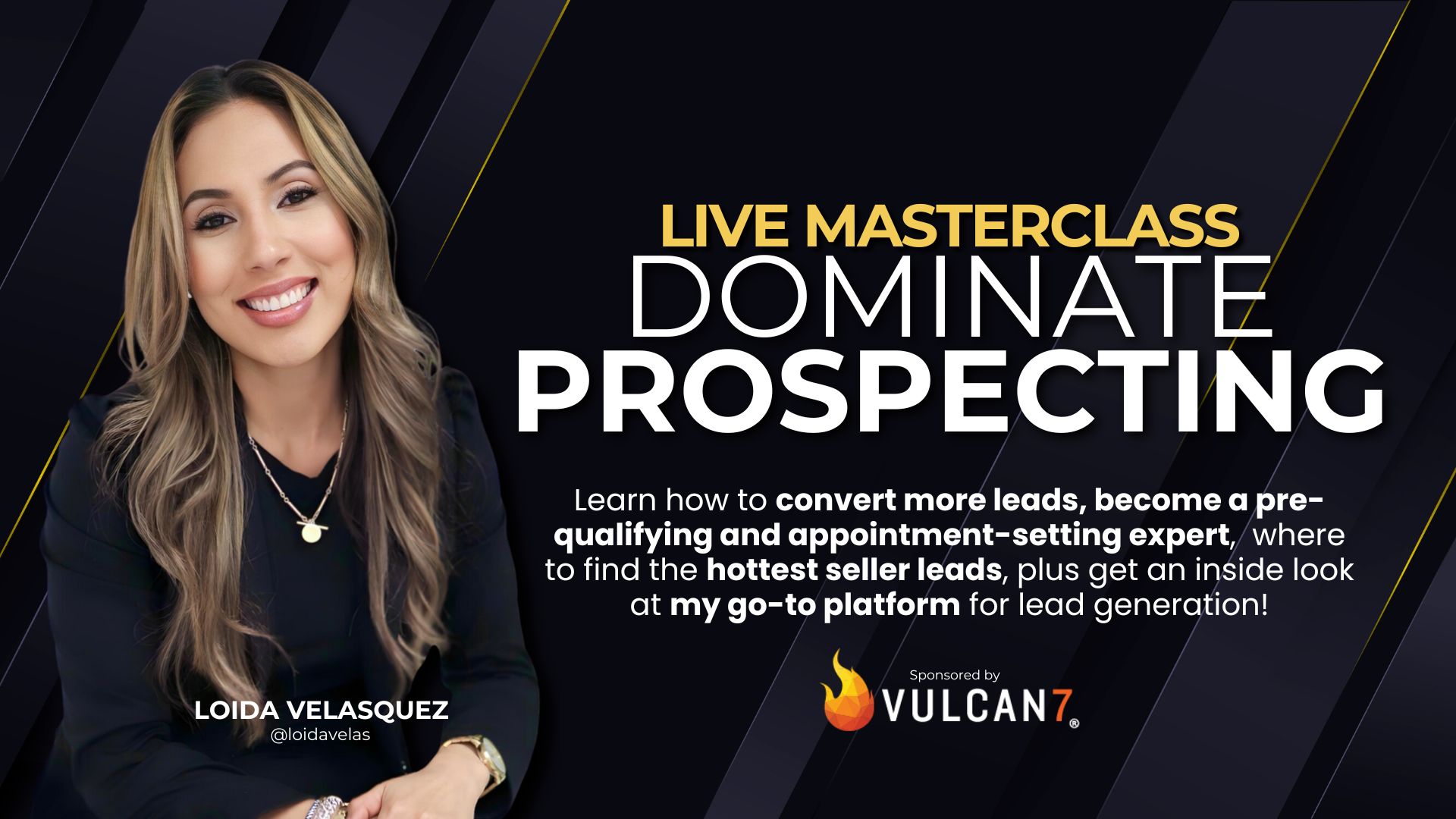 Dominate Prospecting Masterclass with Loida Velasquez