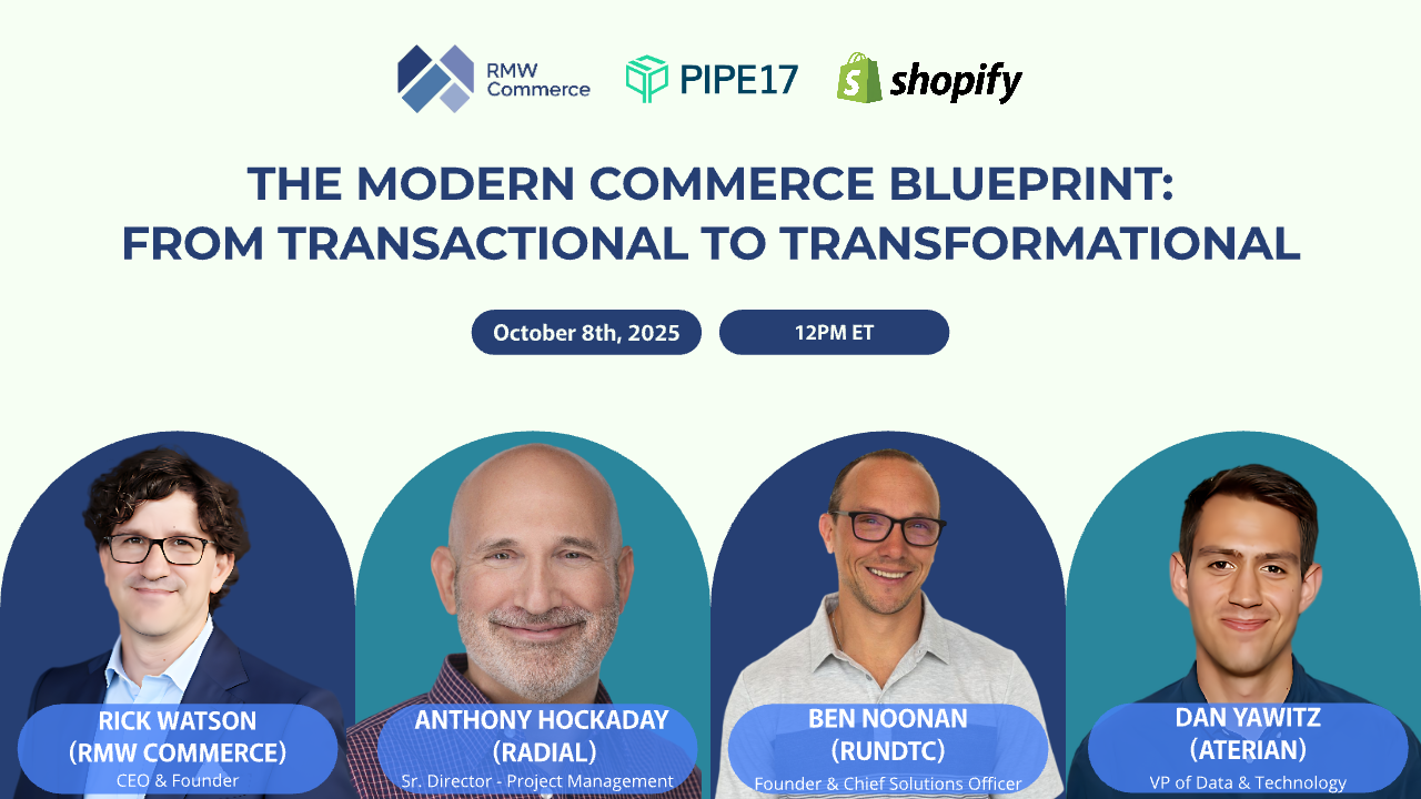 The Modern Commerce Blueprint: From Transactional to Transformational