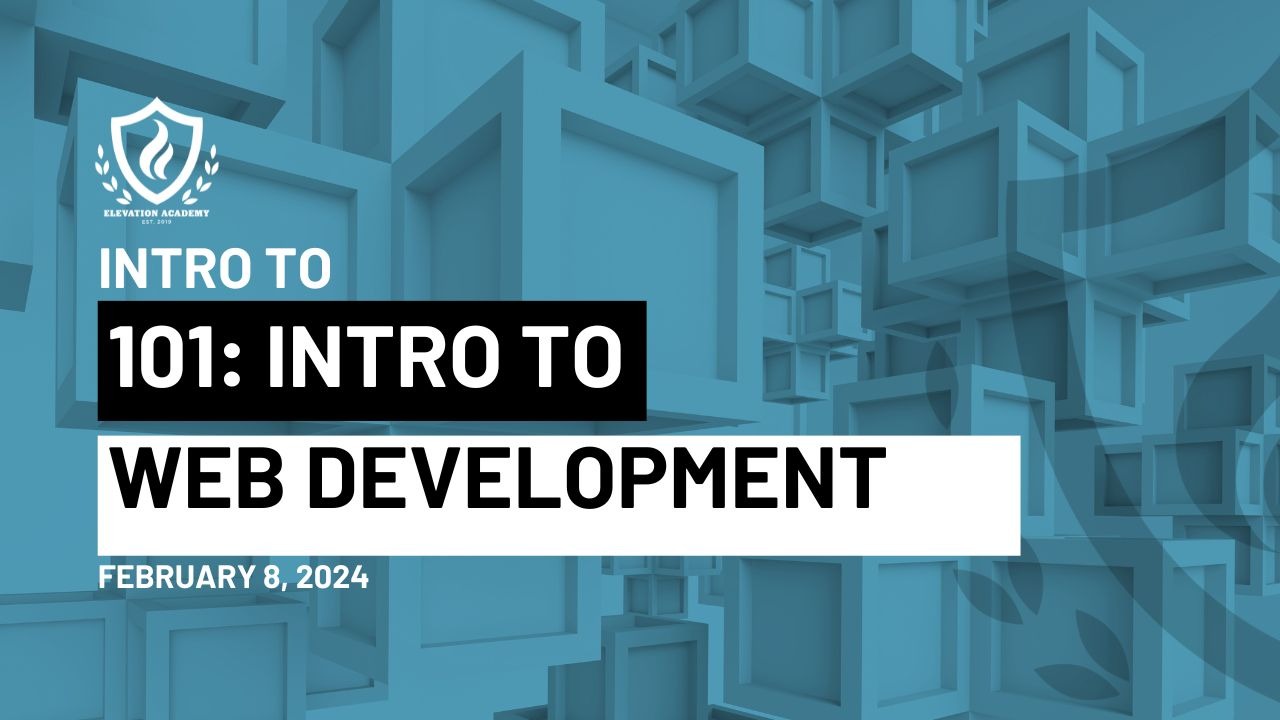 101: Intro to Web Development