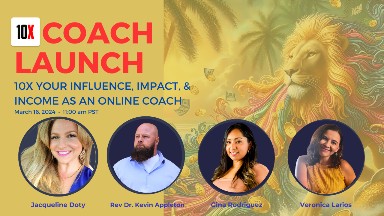 10X COACHfluencer Launch