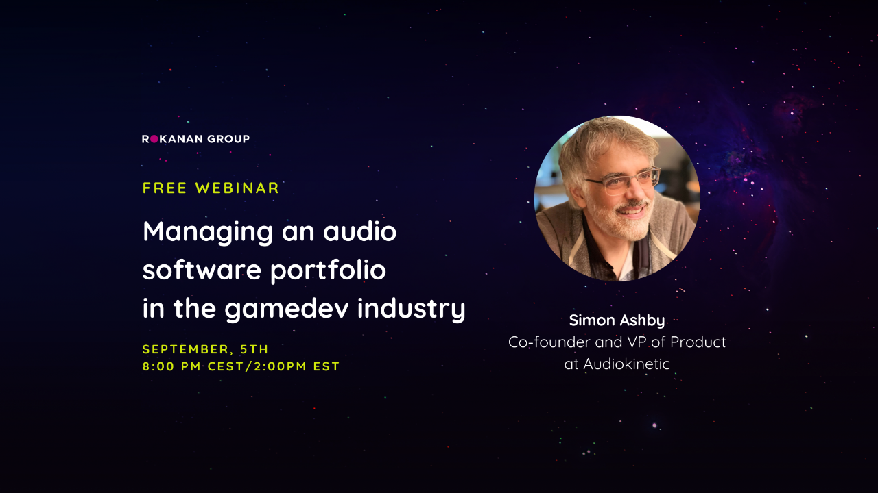Managing a complex audio software portfolio in game dev industry