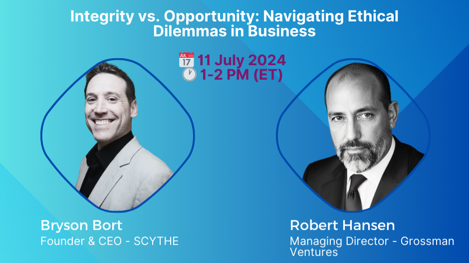 Live Stream: Integrity vs. Opportunity: Navigating Ethical Dilemmas in ...