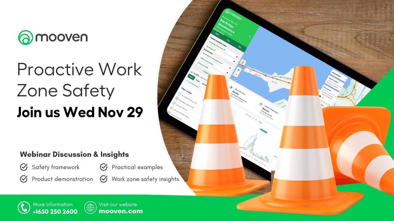 Proactive work zone safety with Mooven