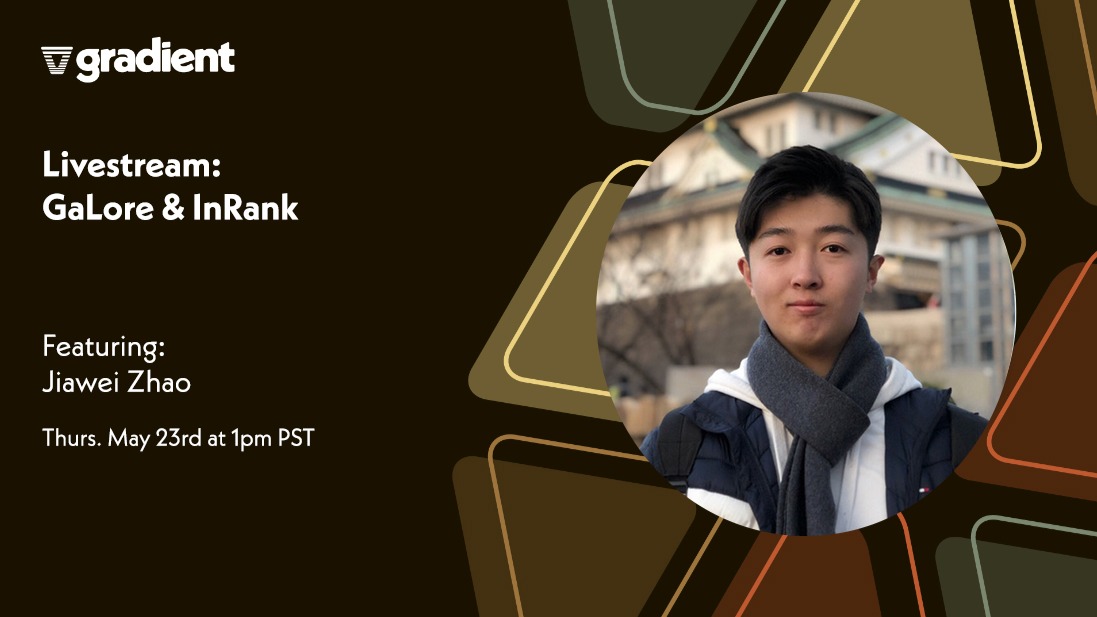 GaLore: Memory-Efficient LLM Training by Gradient Low-Rank Projection