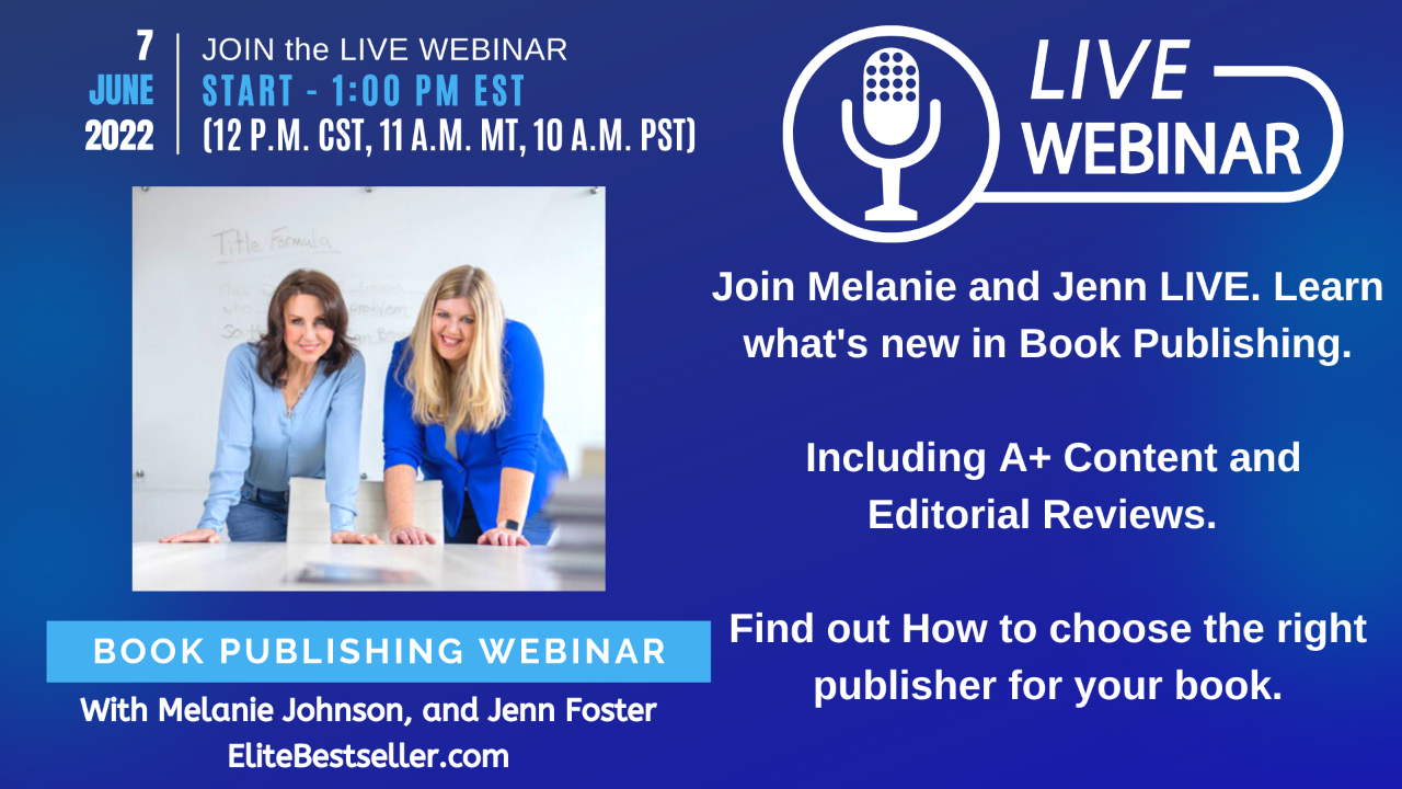 Learn Publishing Secrets with Experts Melanie Johnson and Jenn Foster