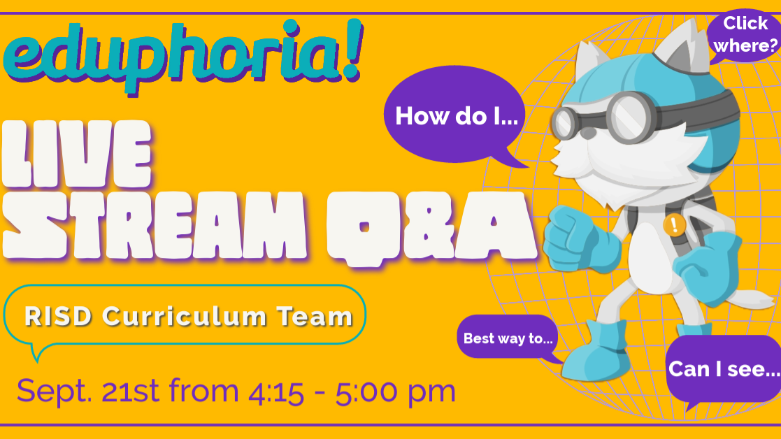 Eduphoria Live Stream Q&A